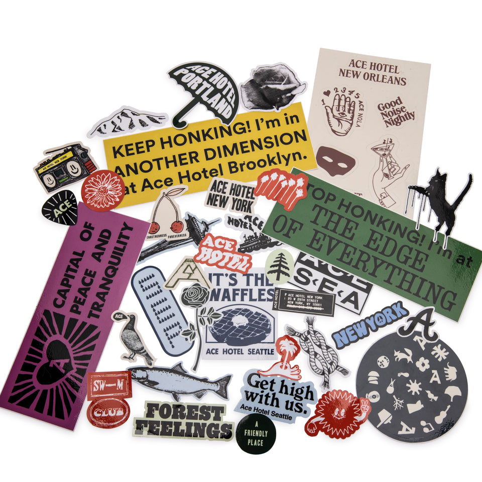 Sticker Sheet – Ace Hotel Shop